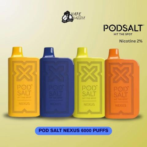 Wholesale pod salt nexus 6000 puffs | Msnho!